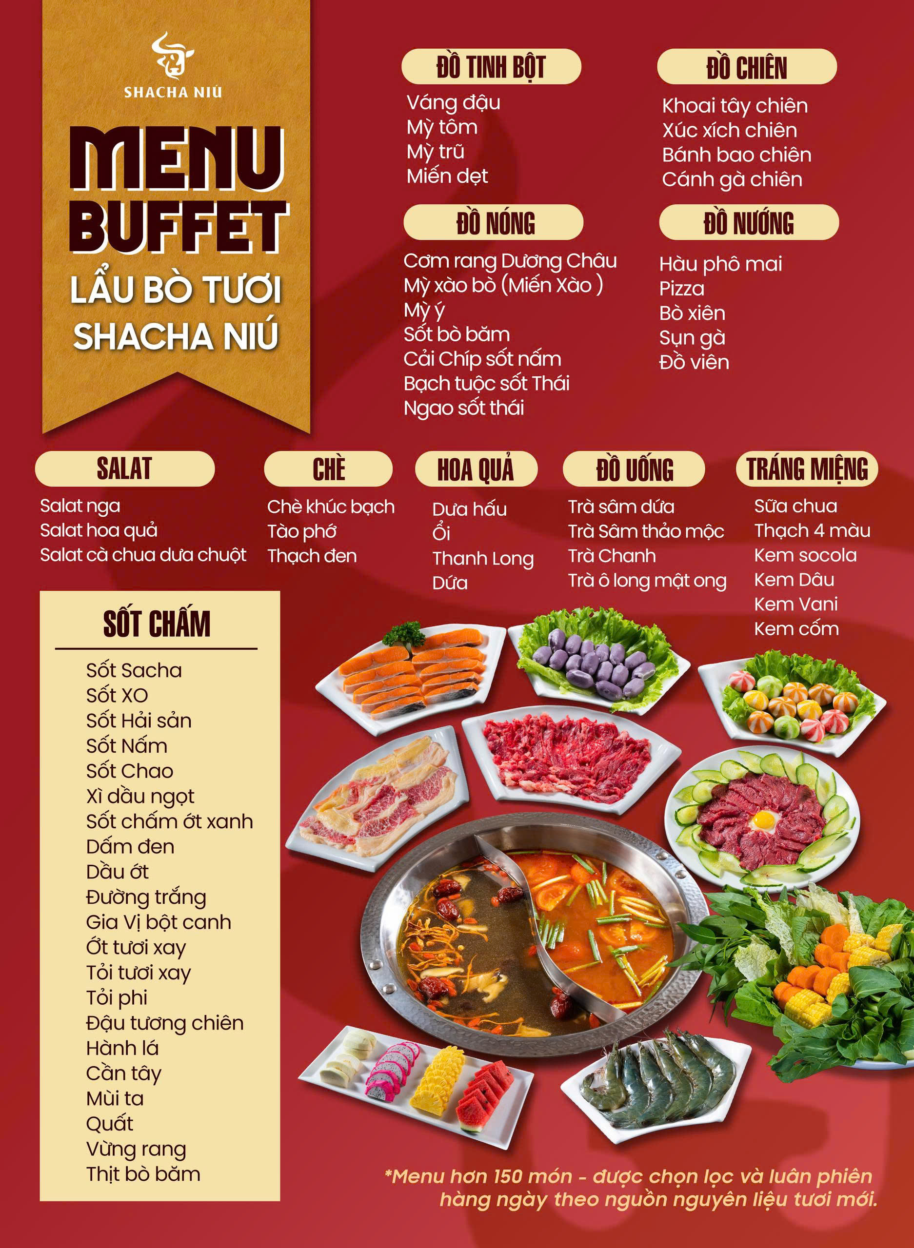Menu - Shacha Niú